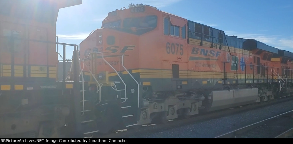 BNSF 6075 25th Anniversary stickers